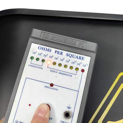 China 35L PP Plastic Square Antistatic Waste Bin ESD Electrostatic Cleanroom Tool Box Trash Can for sale