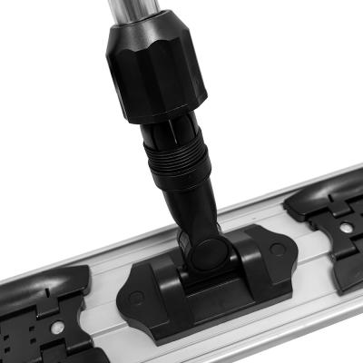 China Cleanroom Industrial Microfiber Mop Cloth Antistatic ESD Dust Free Purified Aluminum Flat Mop for sale