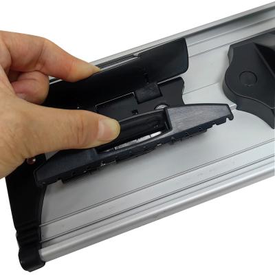 China Cleanroom Industrial Microfiber Mop Cloth Antistatic ESD Dust Free Purified Aluminum Flat Mop for sale