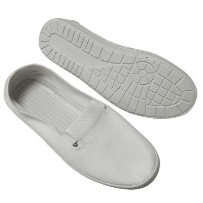 China High Quality PVC Sole Shoes ESD Breathable Cloth Upper Antistatic Canvas Shoes for Lab for sale