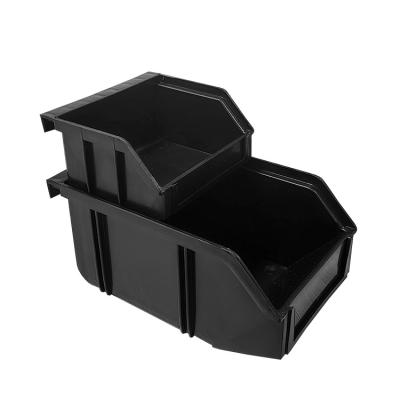 China Electronic ESD SMT Rack Black PCB Packing Storage Plastic Circulation Antistatic Bin for sale
