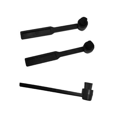 China Record Cleaning Brush Vintage Record Player Dupont Hair Hanging Brush Phonograph Anti-Static Small Round Brush for sale