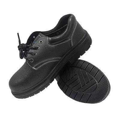 China Unisex Anti Smash Construction Work Shoes Low Cut Steel Middenzool Rubber Steel Toe Leer Boven veiligheid schoenen Te koop