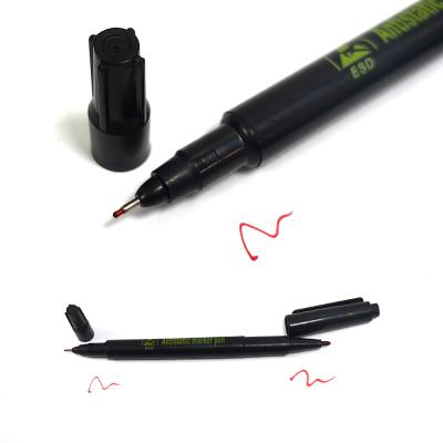 China Color Ink Office Stationery Cleanroom Marking Pen Refillable ESD Antistatic Marker Pen for sale