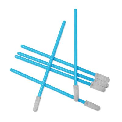China PS758 Industrial Remove Dust Print Head Flat Polyester Swab Cleanroom Swab for sale