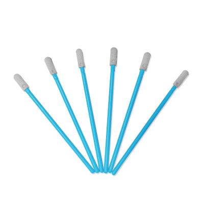 China PS758 Industrial Remove Dust Print Head Flat Polyester Swab Cleanroom Swab for sale