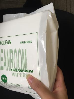 China 140GSM Cleanroom Wiper Polyester Double Knit Wiper Size 4