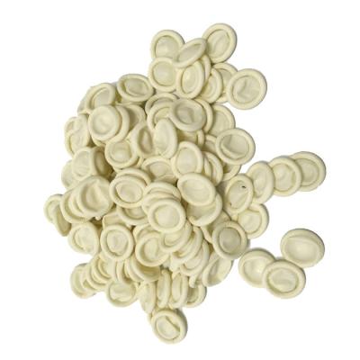 China ASTM D3772 Anti Static Gloves General Purpose White Powdered Latex Finger Cots for sale