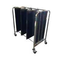 China Adjustable ESD Panel Rack Cart Width 530mm For Large PCB Board Circulation for sale