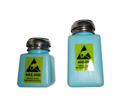 Cina Erogatore ricoprente di superficie 4OZ 6OZ 8OZ dell'HDPE ESD IPA con il cappuccio di acciaio inossidabile in vendita