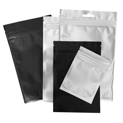 China Matte Self Sealing Bag Solid Color Double-Sided Opaque Sealed Bag Aluminum Foil Plated Packaging Bag for sale