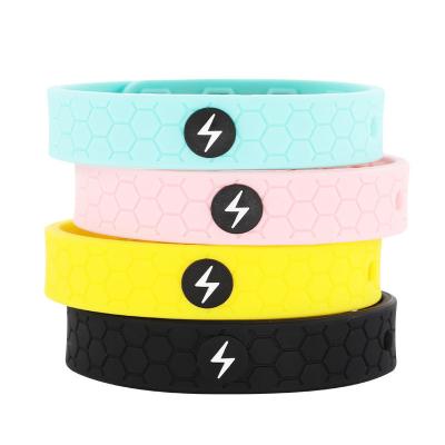 China Adjustable Anti Static Wristband Improve Sleep Silicone Static Strap Balance Energy Waterproof Anti-Static Wrist Strap Anti Static Wrist Strap for sale
