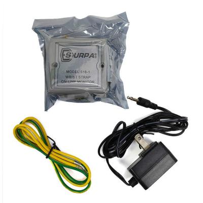 China Anti Static Wrist Strap Online Monitoring Instrument SURPA 518-1 Static Ring Grounding Automatic Alarm Tester for sale