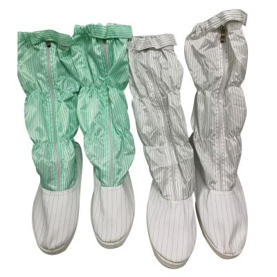 China Cleanroom ESD Antistatic Boots High Temperature Resistant Unisex for sale