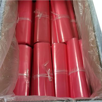China PE Red ESD Anti Static Bag Shielding Bag With Flat Mouth for sale