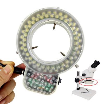 China 64T Microscope Light Source LED Ring Microscope Lamp for sale