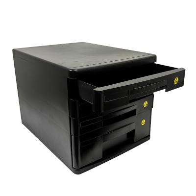 China Anti-static Five Layer Plastic Drawer Filing Cabinet for sale