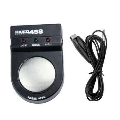 China 498 Anti-Static Wrist Strap Tester High-Precision Handheld Wrist Strap Tester for sale