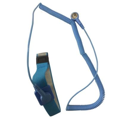 China Electrostatic Discharge Wrist Strap With Cord Adjustable w/Alligator Clip for sale