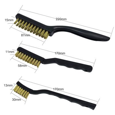 China Industrial Rust Removal Polishing Cleaning Antistatic Copper Brush for sale