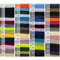 China 100% Polyester Colored Diamond Micro-Elasticity Clothes Hat Lining Mesh Fabric for sale