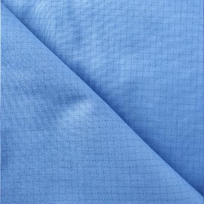 China High Quality Anti Static Cleanroom Woven 4mm Grid ESD T C Fabric for sale