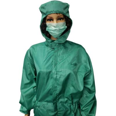 中国 5mmの格子ポリエステル生地ESDのオーバーコートの反空電 販売のため