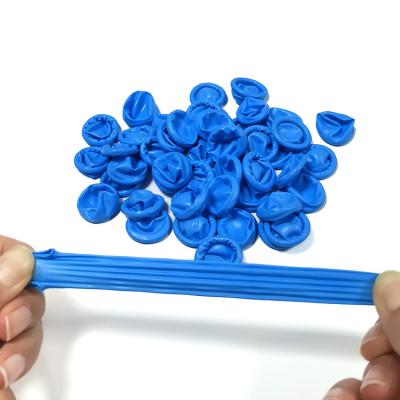 Cina Culle eliminabili blu S antistatica m. L XL del dito del nitrile del locale senza polvere in vendita