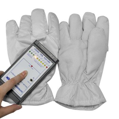 China OEM Carbon Fiber 5mm Grid Anti Static Gloves Heat Resistant for sale