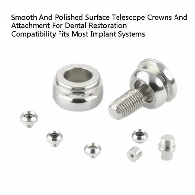 China Smooth And Polished Surface Telescope Crowns And Attachment For Dental Restoration Compatibility Fits Most Implant Systems for sale