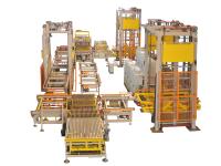 China Fixed Tray Twice Stacking System with Independent Drying and Secondary Palletizing Equipment for High-Strength Kiln Body Design for sale