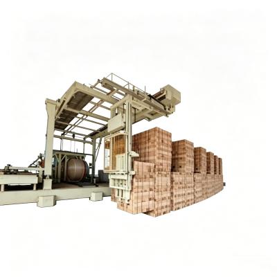 China Rotary Kiln Clay Brick Packing Machine Intelligent Positioning System and High-Speed Packing Unit for sale