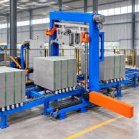 China Full Automatic Cement Concrete Brick Block Packing Machine Line for sale