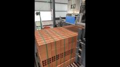 Clay brick packing machine for rotary kiln