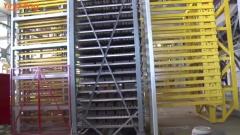Automatic Clay Brick Block Rack Loading and Unloading System