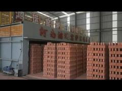 our fully automatic mobile Rotary Tunnel kiln clay Brick production factory in  Zimbabwe Tanzania