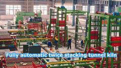 Heavy oil natural gas tunnel kiln for making clay brick panel in Iraq