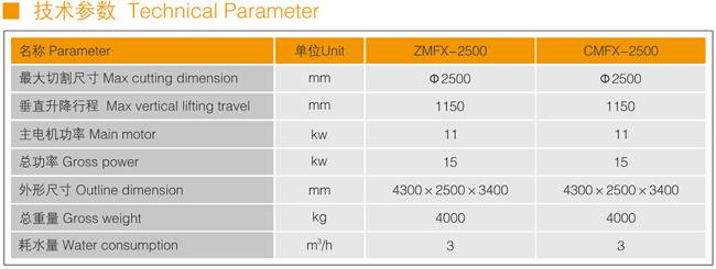 Xianda CNC Column Cap and Base Profiling Machine Cmfx-2500