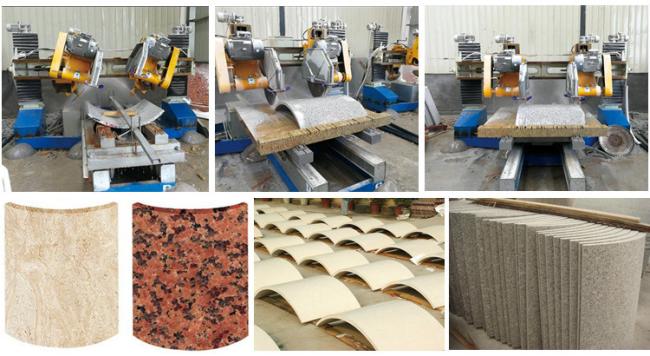 Four Blade Edge Cutting Machine for Circular Slab and Column Slab