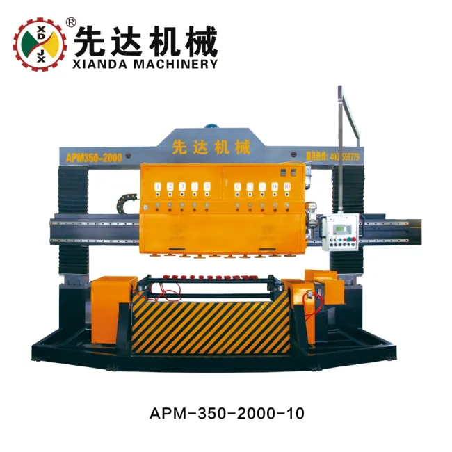 Xianda Four-Spindle Linkage CNC Diamond Wire Saw Machine for Cutting Marble&Granite