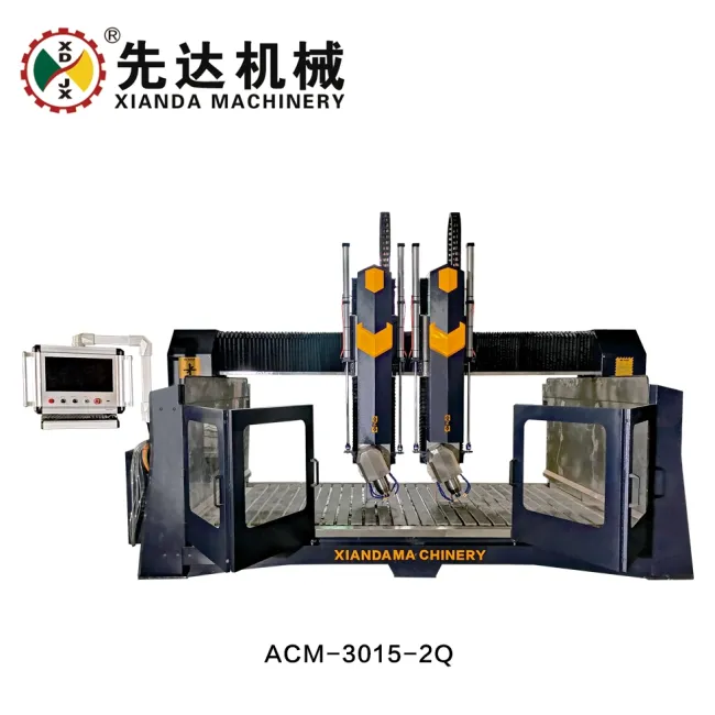 Xianda Four-Spindle Linkage CNC Diamond Wire Saw Machine for Cutting Marble&Granite
