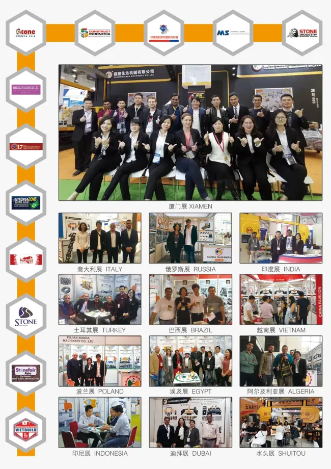 Xianda Machinery exhibition booth