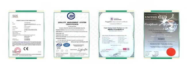 Company certifications and awards