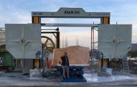 China High Speed Diamond Wire Saw Machine For High Cutting Width & Ability for sale