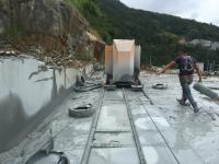 China Quarry Diamond Wire Saw Machine 37kw for Marble Granite Quartz Block Cutting 3000x2500x1500mm for sale