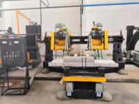 China Automatic Four Slice Edge Stone Cutting Machine 1500mm Max Cutting Length HKB-41500 for sale