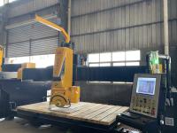 China 5 Axis Bridge Cutting Machine 6000kg 20.5kW CNC Stone Saw for Granite Marble for sale