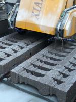 China 3 Axis Linear Granite Stone Cutting Machine 2500mm Max Cutting Diameter 150mm Cutting Depth for sale