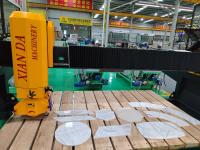China High Speed Stone Slab Monoblock Bridge Cutting Machine 3200×2000mm Worktable 15kW Motor CNC Control for sale