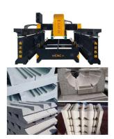 China XIANDA MACHINERY Stone Bridge Type Linear Cutting and Milling Machine 350-600mm Blade 3500mm Processing Length for sale